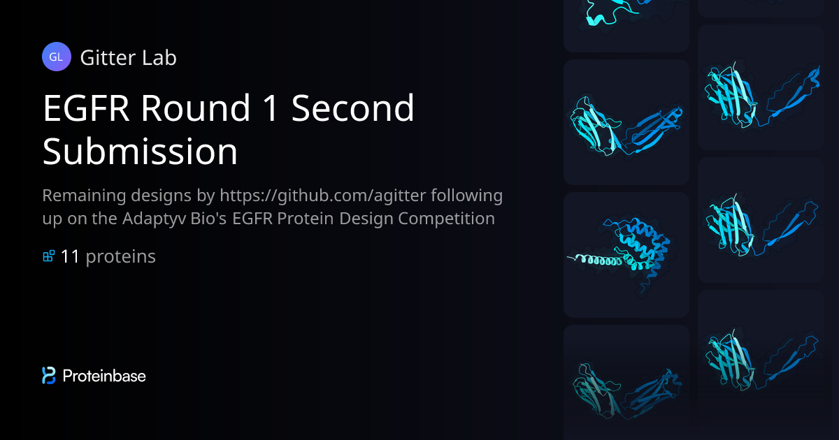 EGFR Round 1 Second Submission | Proteinbase