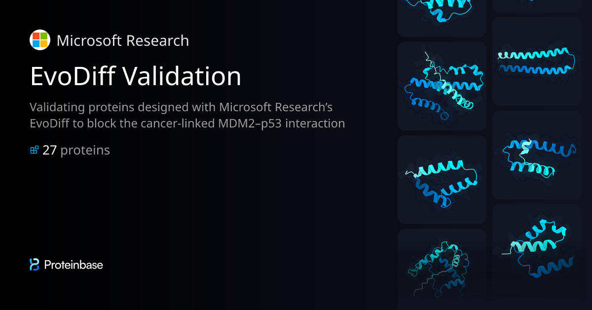EvoDiff Validation | Proteinbase