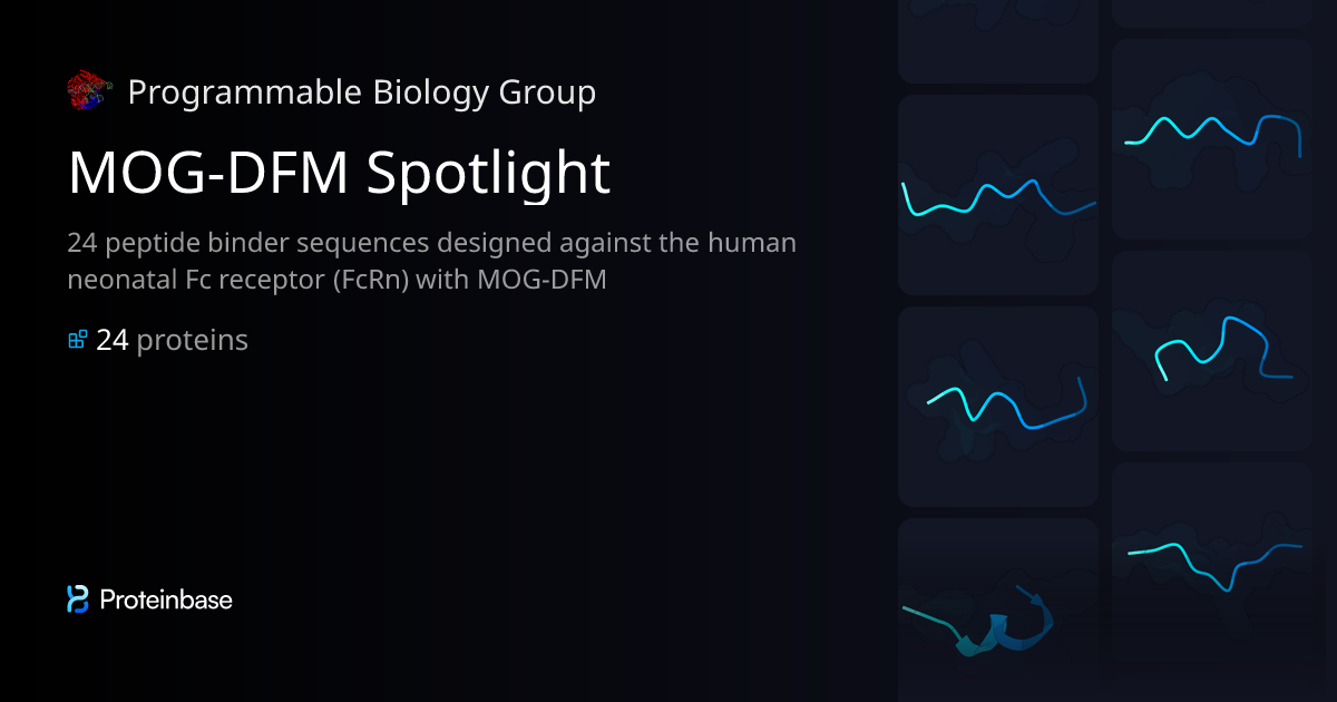 MOG-DFM Spotlight | Proteinbase