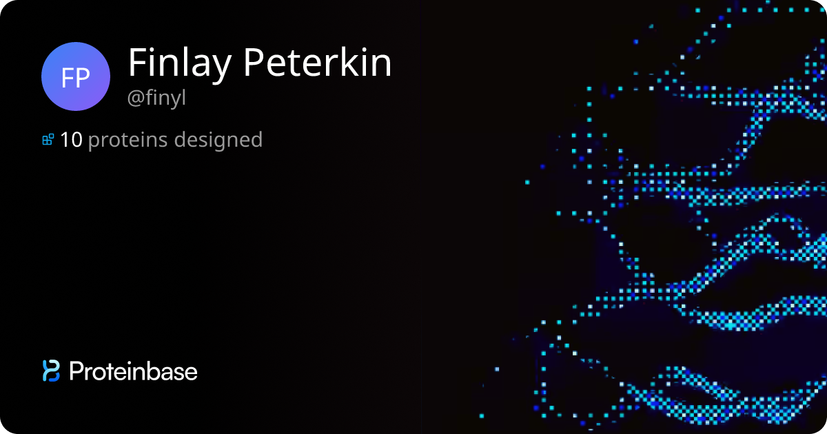 Finlay Peterkin | Proteinbase