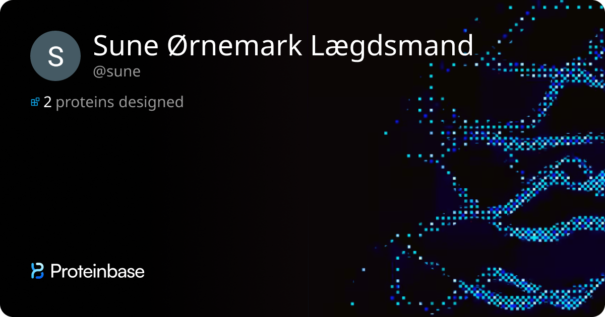 Sune Ørnemark Lægdsmand | Proteinbase
