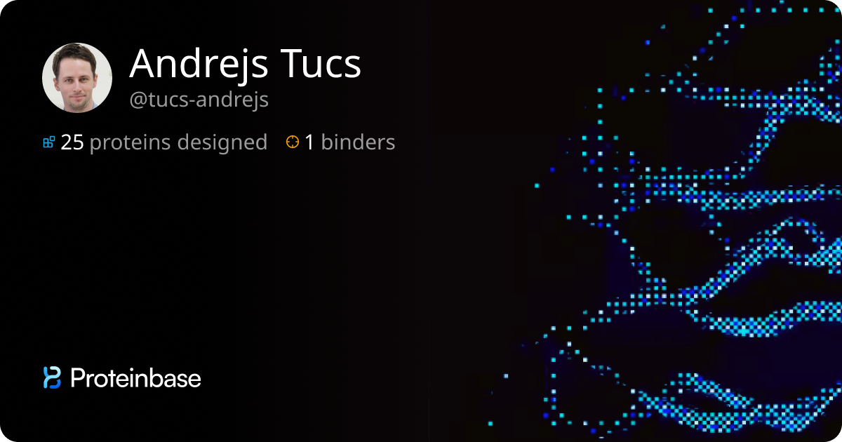 Andrejs Tucs | Proteinbase